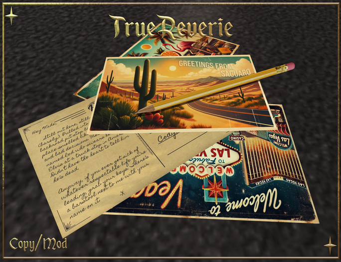 Second Life Marketplace - [True] Road Trip - Postcards